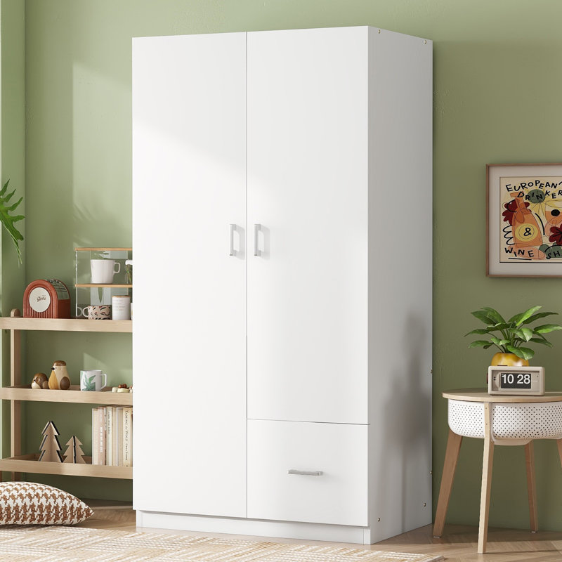 White wardrobe wayfair store